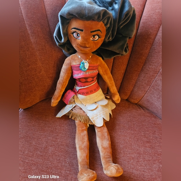 Disney | Toys | Disney Store Teenager Moana Plush Doll 2 Soft Tribal ...